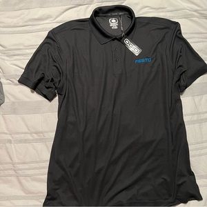 OGIO | Shirts | Ogio Black Performance Polo 2xl Nwt Breathable Cotton ...
